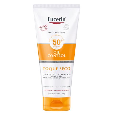 Protector Solar Oil Control Eucerin Toque Seco Fps 50 X 200 Ml Casa