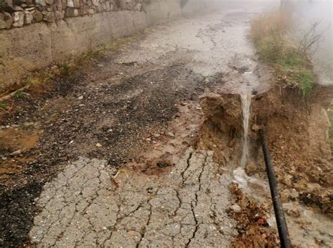 Maltempo Calabria Frane E Smottamenti Sulla SP 251 Calabria Diretta News