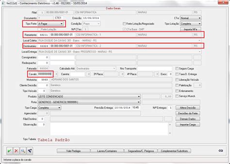 Importação Xml Nfe Para Cte Wiki Cgi Software De Gestão