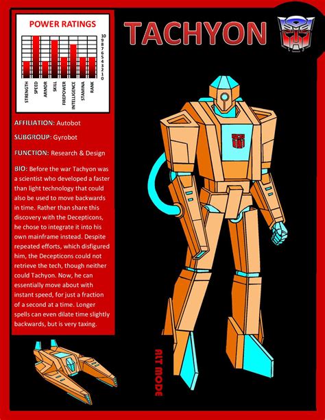Citizens Of Cybertron Autobot Tachyon By Citizenpayne On Deviantart