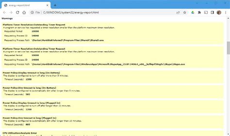 How To Generate And Analyze An Energy Report In Windows
