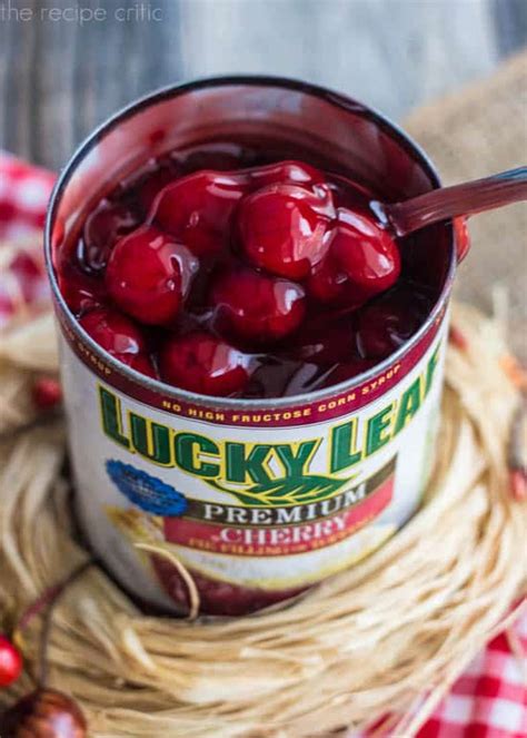 Canned Cherry Pie Filling Ingredients
