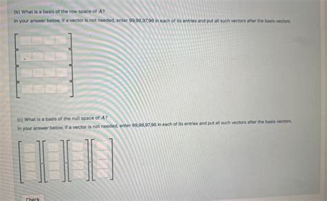 Solved Let A Be The Matrix Chegg