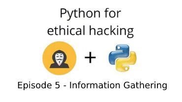 Information Gathering Using Python ZSecurity