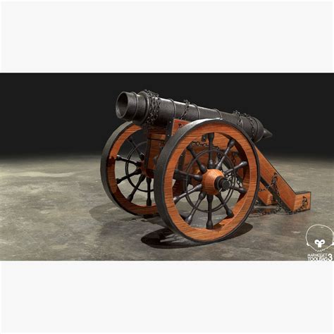Field Cannon 5 3d 모델 다운로드 캐넌 On
