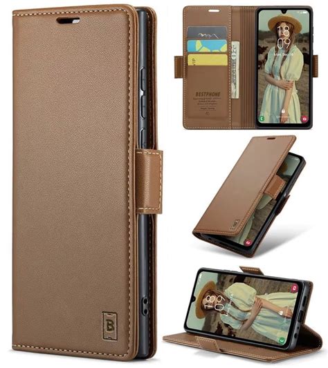 Etui Portfel Bestphone Do Xiaomi Redmi 14C Pokrowiec Z Klapk Z Ochron
