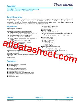 SLG Datasheet PDF Renesas Technology Corp