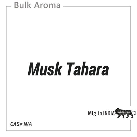 Musk Tahara from Bulkaroma-Fragrances