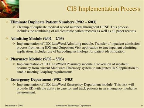 PPT Clinical Information System Implementation Project PowerPoint Presentation ID