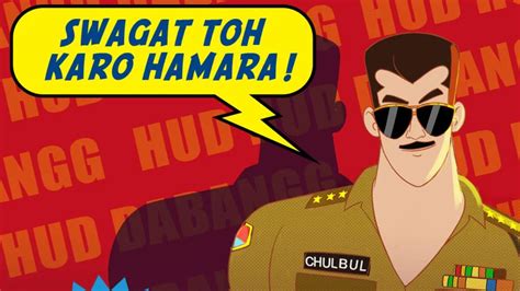 Video Salman Khan S Dabangg Character Chulbul Pandey Gets Animated Avatar Celebrities News