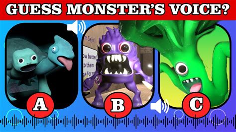 Guess The MONSTER S VOICE 17 GARTEN OF BANBAN 3 HUNTER TIM TALL
