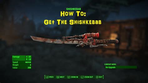 How To Get The Shishkebab Fallout 4 Youtube