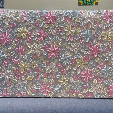 3d Flower Wall Art Etsy