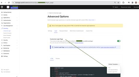 customize login page in new universal login auth0 community