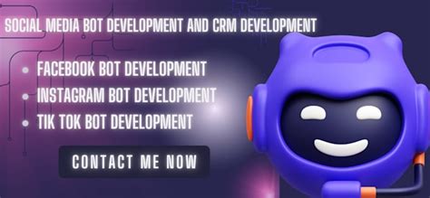 build social media bot with python and crm development by joelfayo fiverr