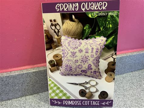 Primrose Cottage Spring Quaker Chart Cross Stitch Framing Oswestry