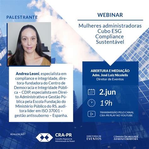 WEBINAR MULHERES ADMINISTRADORAS Cubo ESG Compliance Sustentável