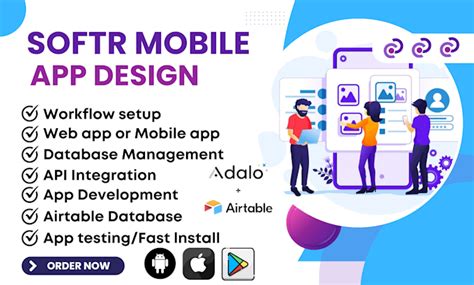 Softr Mobile App Build Webapp Airtable Softr App With Flutterflow