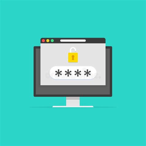 Password Computer Screen Stock Illustrations 20 879 Password Computer Screen Stock