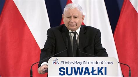 Kaczyński o pieniądzach z KPO Nie jesteśmy niczemu winni PolsatNews pl