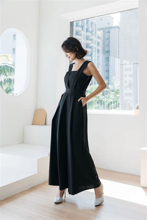 【mydress】法式設計感西裝收腰連身褲 Select99