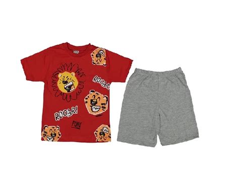 Vrabac Komplet Za Dečake 239652 Crveno Sivi Online Prodaja Ananas