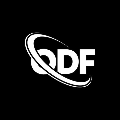 Logotipo Odf Letra Odf Design De Logotipo De Letra Odf Iniciais Odf