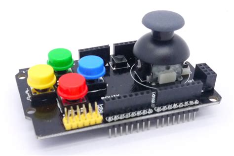 Joystick Para Games Shield Para Arduino Com Botões Coloridos Gc 05