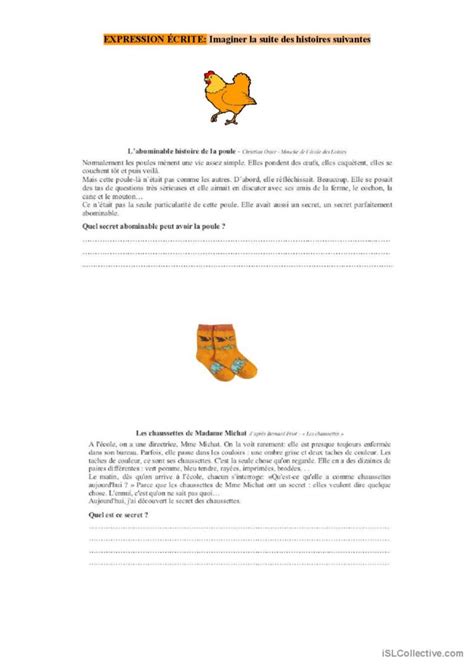 Expression écrite Secrets Français Fle Fiches Pedagogiques Pdf And Doc