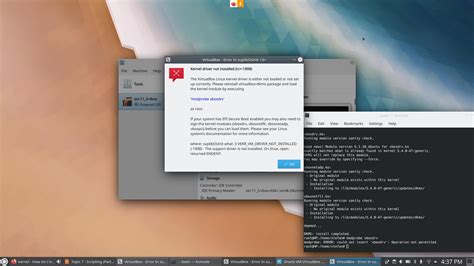 Virtualbox Not Able To Run Vms Kernel Driver Not Installed Ask Ubuntu
