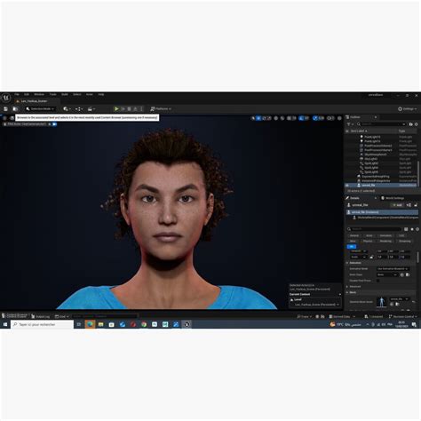 Realistic Female Nurse Character In Scrubs 3d Model Download People