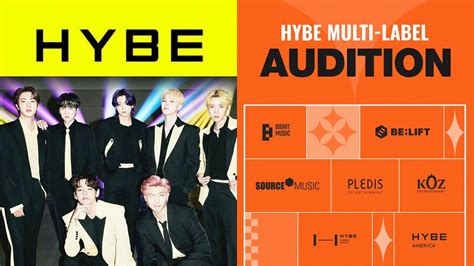 Hybe Will Be Holding A Multi Label Global Audition In The Us