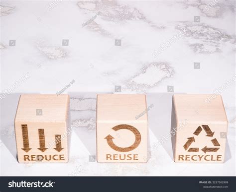 Reduce Reuse Recycle Symbols Concept Reduce Stock Photo 2227502909