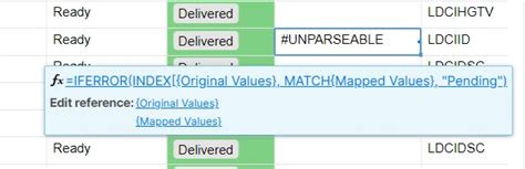 Help With Index Function Smartsheet Community
