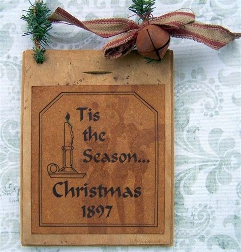 Christmas 1897 Here Is A Very Kewl Upcycled Wood Box Lid That Was