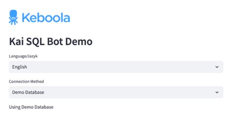 kai sql bot keboola user documentation