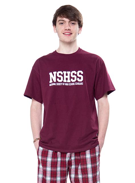 Nshss Member Store Classic Burgundy T Shirt