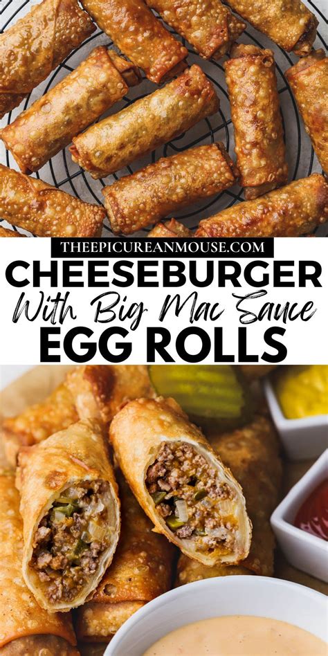 Cheeseburger Egg Roll Artofit