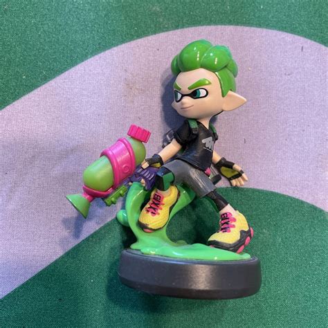 Amiibo Nvl 001 アミーボ ボーイ 【ネオングリーン】スプラトゥーン By メルカリ