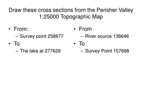 ppt drawing cross sections and calculating vertical exaggeration