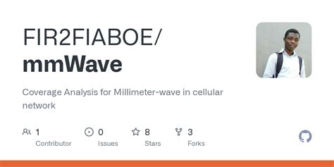 Github Fir Fiaboe Mmwave Coverage Analysis For Millimeter Wave In Cellular Network