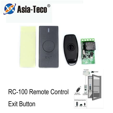 액세스 제어 무선 원격 제어 키트 출구 버튼 원격 오픈 도어 전기 잠금 무선 수신기 송신기 Aliexpress