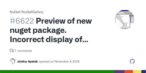 Preview Of New Nuget Package Incorrect Display Of Multiline