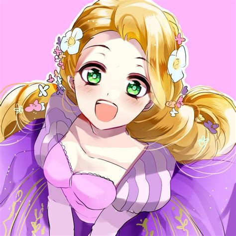 Anime Disney Princess Rapunzel Manga Pinterest Raiponce Disney