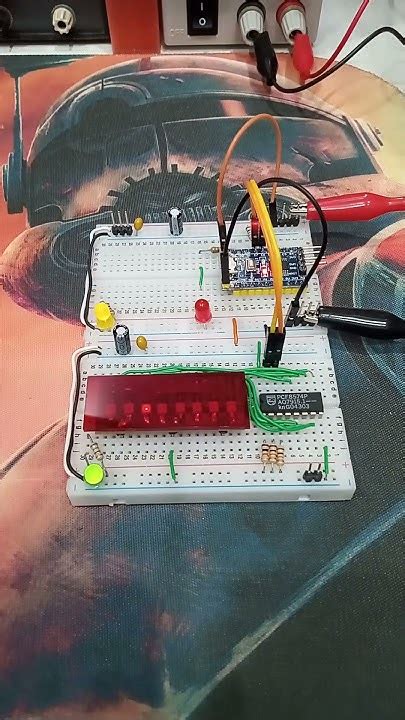 comunicação i2c com stm8s103f3 usando sdcc spl efeito knight rider