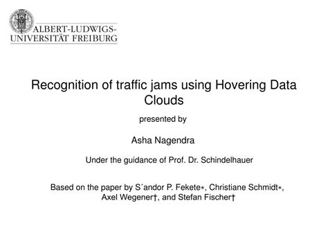 Ppt Recognition Of Traffic Jams Using Hovering Data Clouds Powerpoint Presentation Id608373