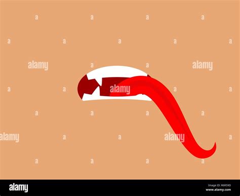 Girl Mouth Wide Open Side Stock Vector Images Alamy