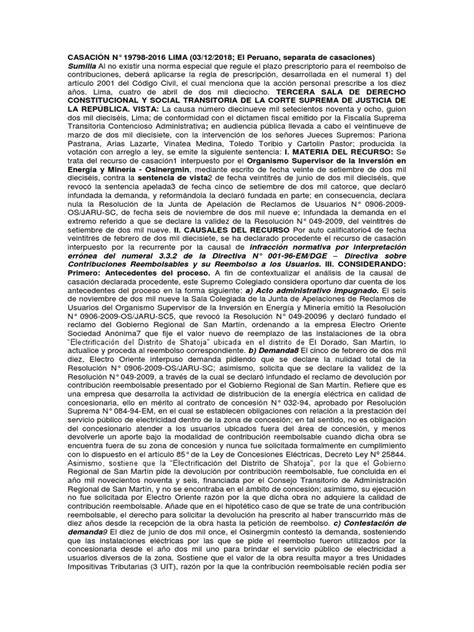 Casación 19798 2016 Lima Pdf Estatuto De Limitaciones