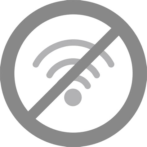 No Wifi Generic Color Fill Icon
