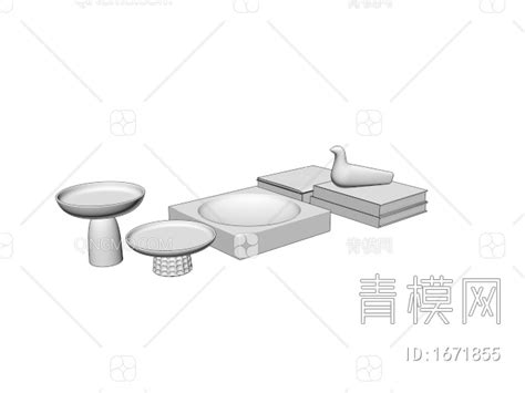 【饰品摆件3d模型】 现代cr无灯光有贴图max2016饰品摆件3d模型下载 Id1671855 免费3dmax模型库 青模3d模型网